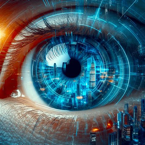 Blue Eye Future Vision On Blue Eye Future Vision Background Image And Wallpaper For Free Download