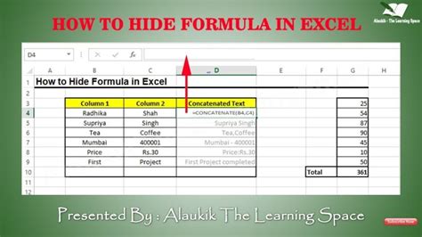 Howtohideformulainexcel Hideformulainexcel