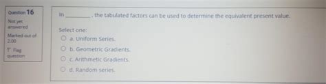 solved question 16 in the tabulated factors can be used to