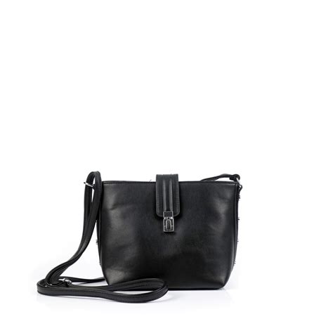 ᐉ Малка дамска чанта през рамо черна код 2087 Loretta