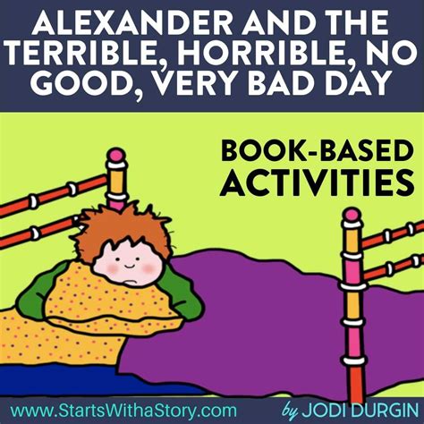 Alexander And The Terrible No Good Very Bad Day Activities And Lesson