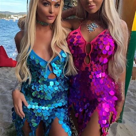 Sexy Sequin Glitter Party Dress Various Colors Queerks