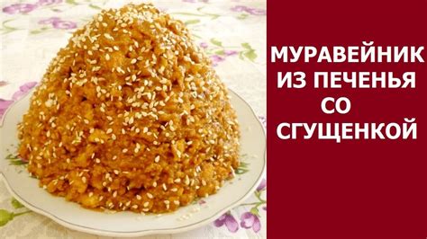 Торт муравейник из печенья из печенья и вареной сгущенки Youtube