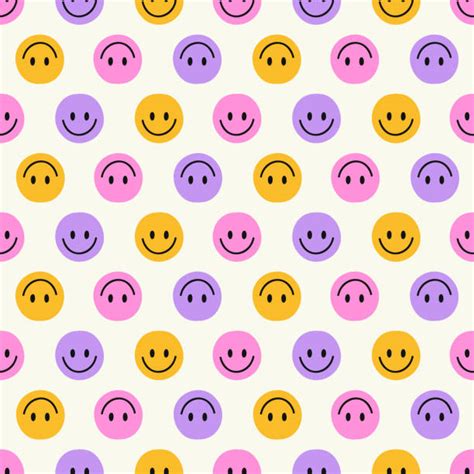Smiley Face Pattern Stock Vectors Istock