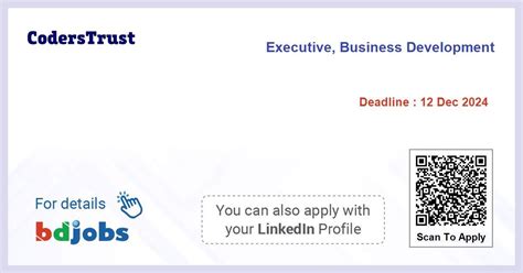 Executive Business Development Coderstrust Bangladesh Ltd
