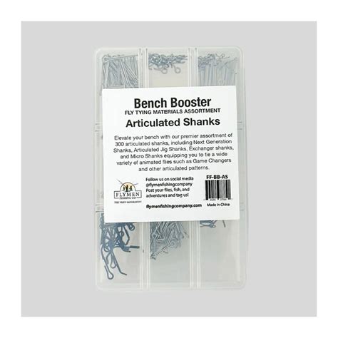 Flymen Bench Booster Articulated Shank Assortment Flies