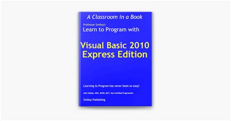 Learn To Program With Visual Basic Express Edition On Apple Books
