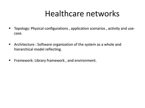 Internet Of Things And Healthcare Pptx