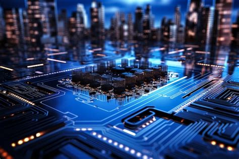 Premium Ai Image Central Computer Processors Cpu Concept Motherboard Digital Chip Technology