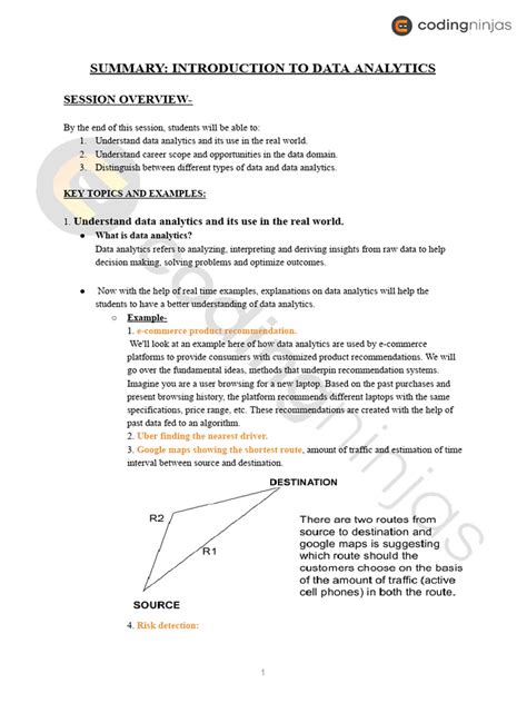 Introduction To Data Analytics Overview Pdf Analytics Data