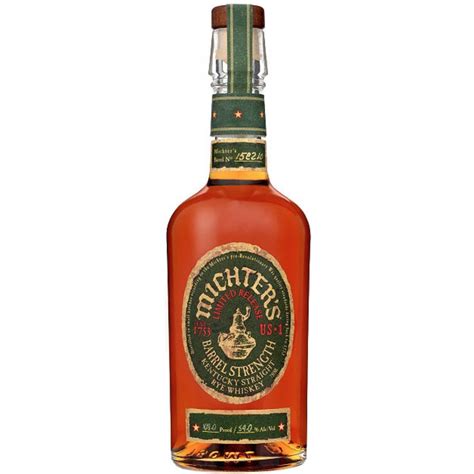 Michters Rye Barrel Strength Limited Release Whiskey 750ml — Macarthur