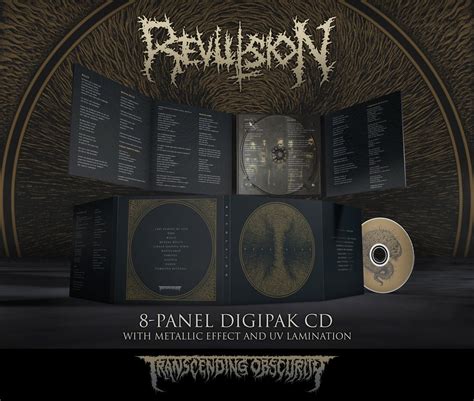 Revulsion 8 Panel Digipak Cd With Metallic Effect And Uv Lamination