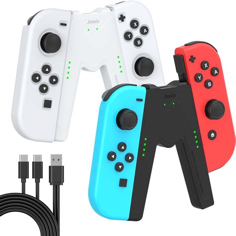 Jingdu Switch Joy Con Charging Grip Compatible With