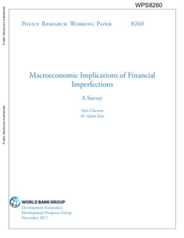 Macroeconomic Implications Of Financial Imperfections A Survey