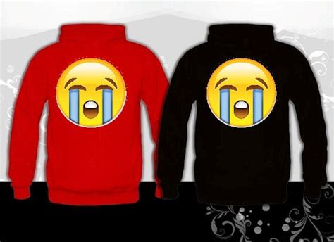 Crying Emoji Hoodie U1f62d Etsy