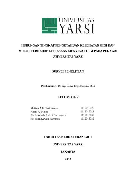 Proposal Survey 1 1 Pdf