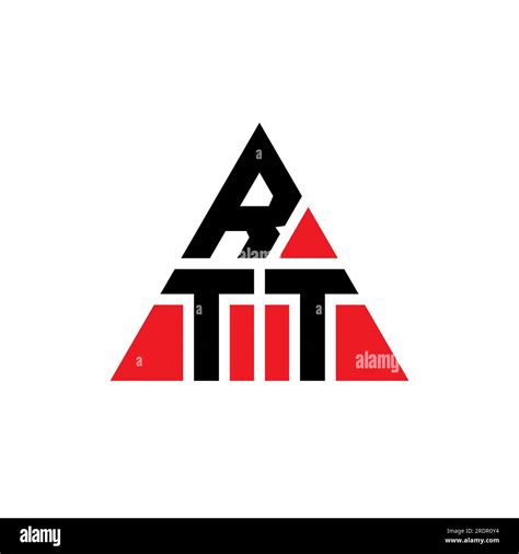 Rtt Triangle Letter Logo Design With Triangle Shape Rtt Triangle Logo Design Monogram Rtt