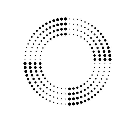 엠 블 럼 디자인 및 만화에 대 한 도트 원 속도 라인 추상 라운드 기하학적 모양 하프톤 그래픽 스트라이프 질감 원형 모션 라인 벡터 일러스트 레이 션 흰색 배경에 고립