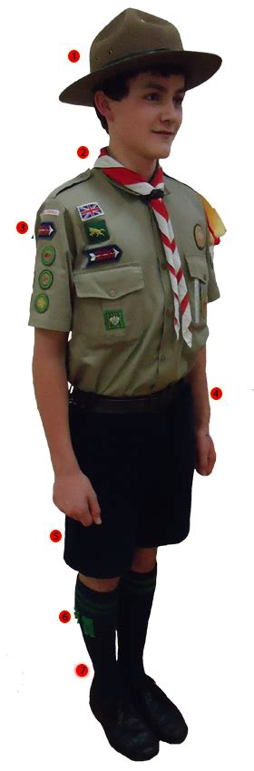 The Scout Uniform Consists Of The Following Click On An Item For A
