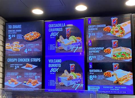 Taco Bell Menu Latest Prices Uk 2024