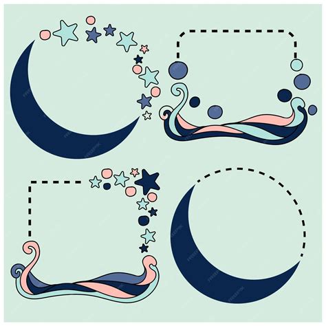 Premium Vector Set Of Cute Labels For A Notebook