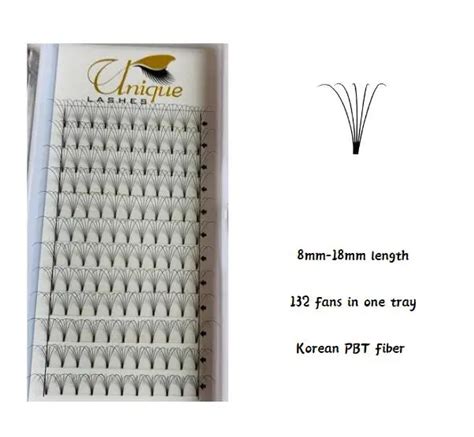 Ultra Dark Black 2d 3d 4d 5d 6d Volume Lashes Short Stem Premade Fans