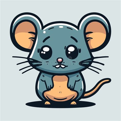 Cartoon Mouse Vector Illustration Of A Cute Cartoon Mouse Cartoon Mouse Stock Vector
