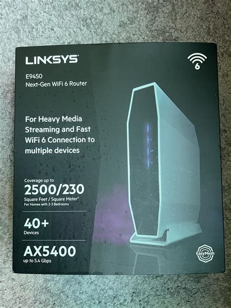 Linksys Dual Band Ax5400 Wifi 6 Easymesh Compatible Router E9450 Computers And Tech Parts