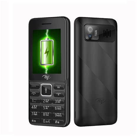 Itel Power Keypad Mobile Phone With Mah Big Battery And Inch Display Black Fliptwirls