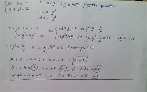 Intr O Progresie Geometrica Cu Termeni Pozitivi Suma Primilor 2