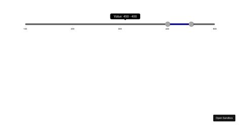 React Compound Slider Codesandbox