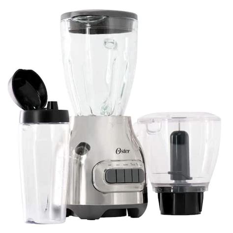 Oster 3 In 1 Kitchen System 48 Oz 5 Speed In Chrome 700 Watt Blender