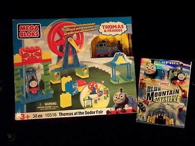 Mega Bloks Thomas At The Sodor Fair With Blue Mountain Mystery Dvd