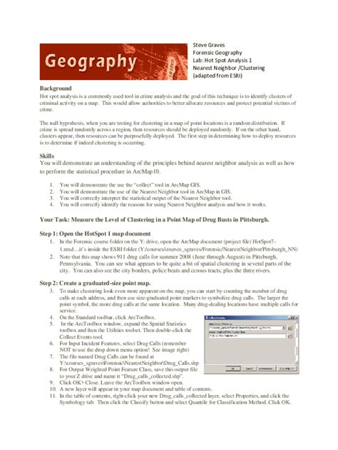 Fillable Online Mapping And Analysing Crime Data Lessons From Fax