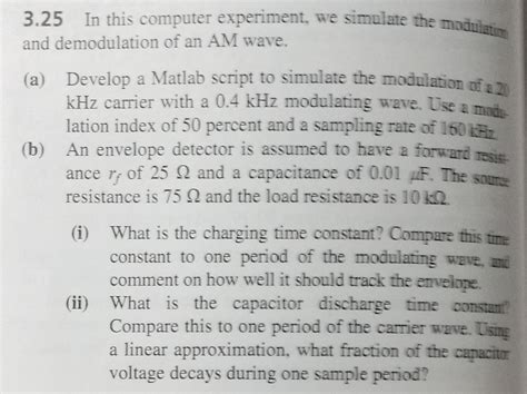 Solved 325 In This Computer Experiment We Simulate The