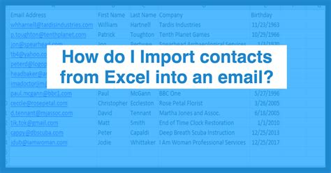 How To Export Contact List From Excel To Outlook Printable Forms Free Online