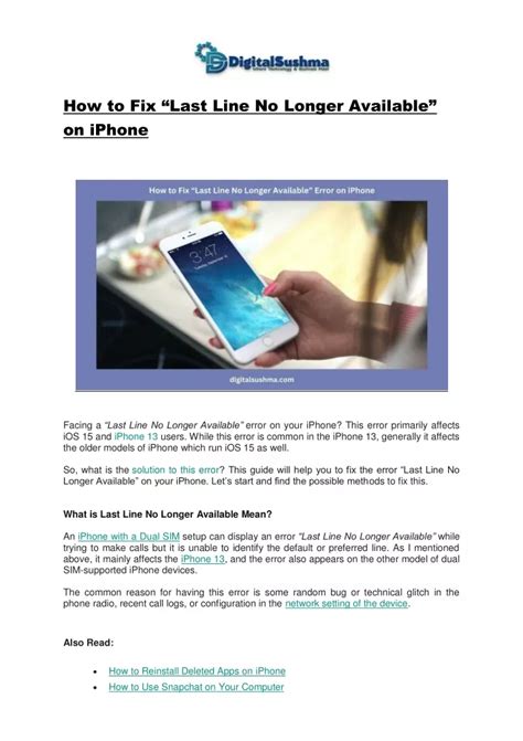 Ppt How To Fix “last Line No Longer Available” On Iphone Powerpoint