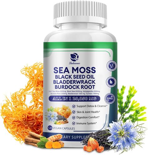 Sea Moss Black Seed Oil Ashwagandha Ginger Advanced Irish