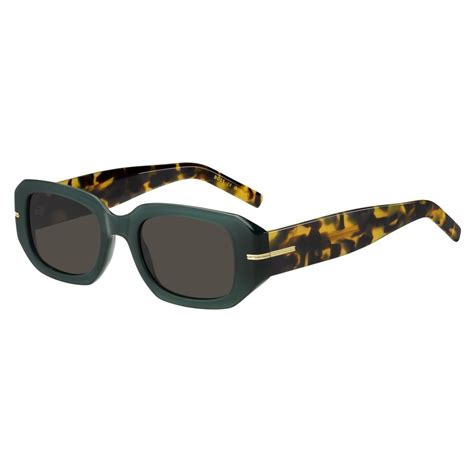Hugo Boss 1608s Xgw Ir Green Havana Sunglasses Woman