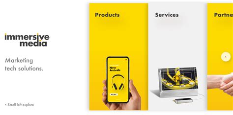 Immersive Media Website 1 Images Behance