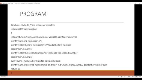 Sum Of 2 Numbers In Tamil Youtube