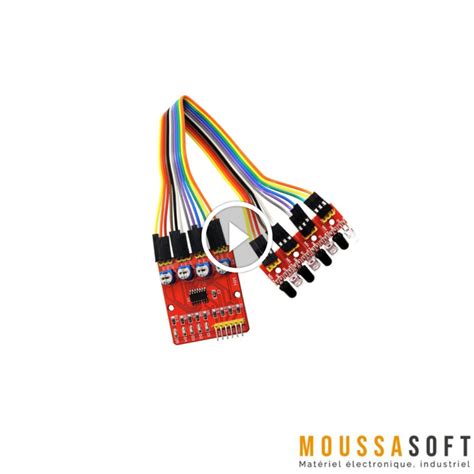 Module Suiveur De Ligne 4 Voies Moussasoft