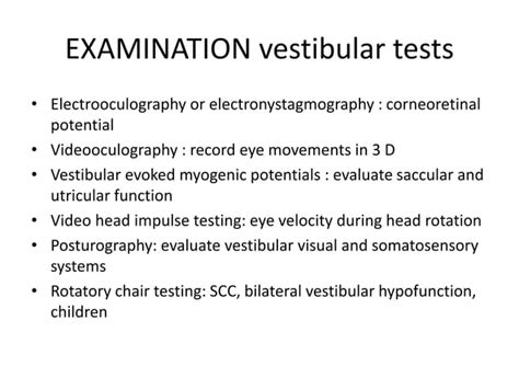 Symptom Analysis Vertigo Ppt