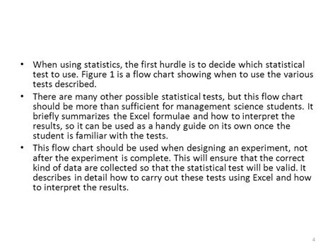 Which Statistical Test To Use Chart
