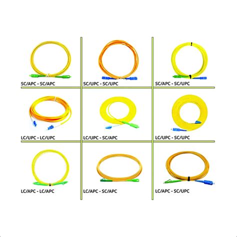 Patch Cord Fibre Ideal For Telecommunication And Lan System
