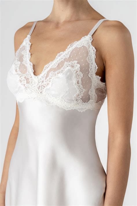 Anya Beautiful Silk Bridal Chemise Nk Imode