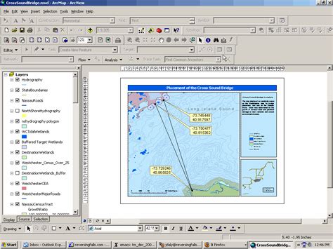 GIS Project Mapping The Cross Sound Bridge