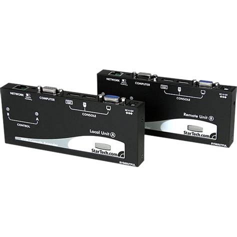 Long Range Usb Vga Kvm Console Extender Over Cat5 Utp 1000 Ft 1 Computers