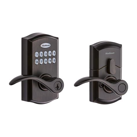Kwikset Smartcode 955 Pembroke Light Commercial 10 Button Keypad Electronic Lever Featuring