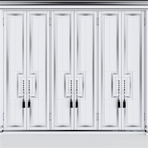 Встроенный шкаф 02 Шкафы 3d модель Роскошный шкаф Модели Встроенный шкаф